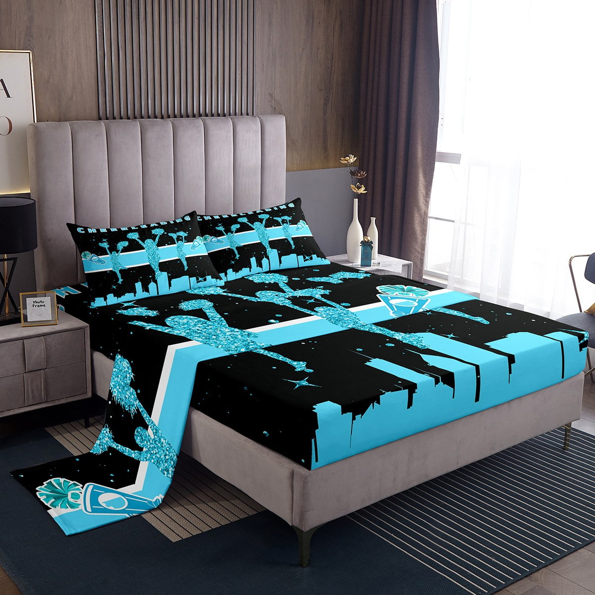 Erosebridal King Sheets Cheerleading Bed Set, Girly Dance Bed Sheets ...