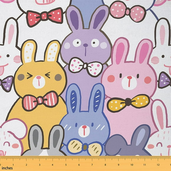 Bunny Rabbit Fleece Fabric