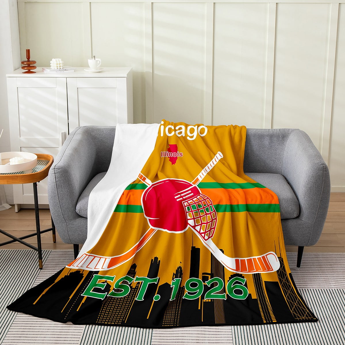YST Kids Sports Throw Blanket,Young Boys Hockey Fleece Blanket 40x50 ...