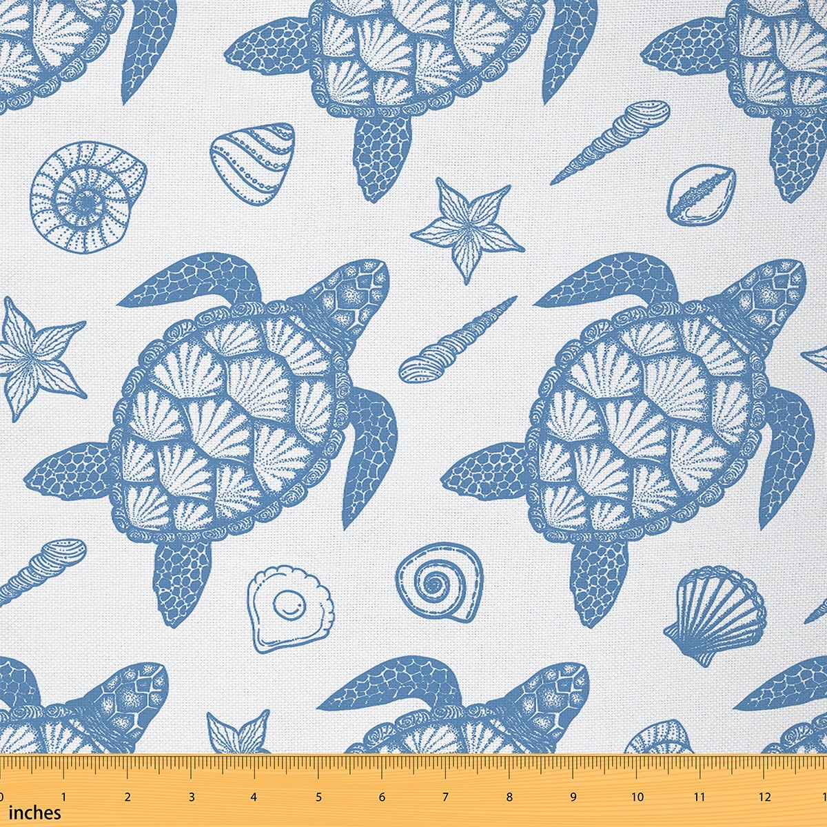 YST Kids Tortoise Fabric by The Yard,Ocean Turtle Shells Upholstery ...