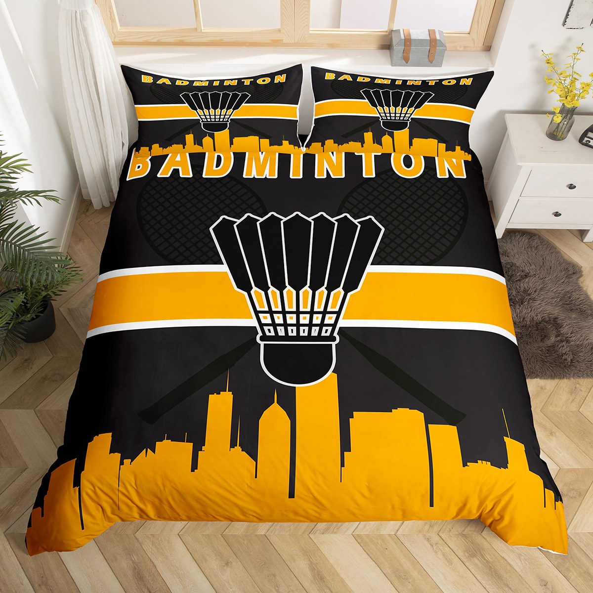 Erosebridal Little Bed Set Badminton Duvet Cover Full Size, Sports ...