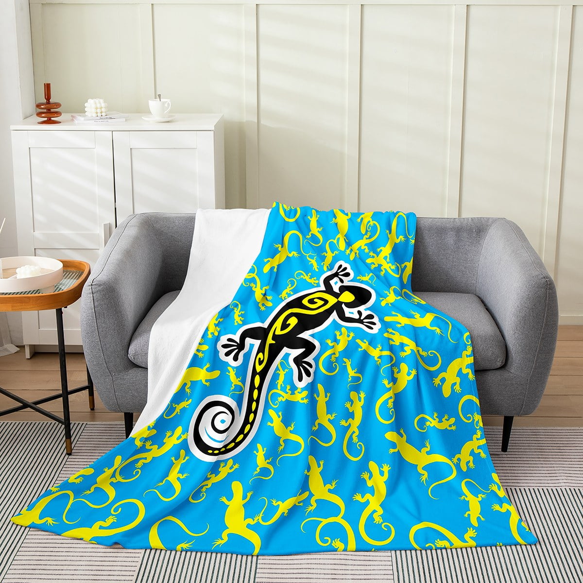 YST Lizards Blanket Lightweight,Reptile Animal Throw Blanket for Man ...
