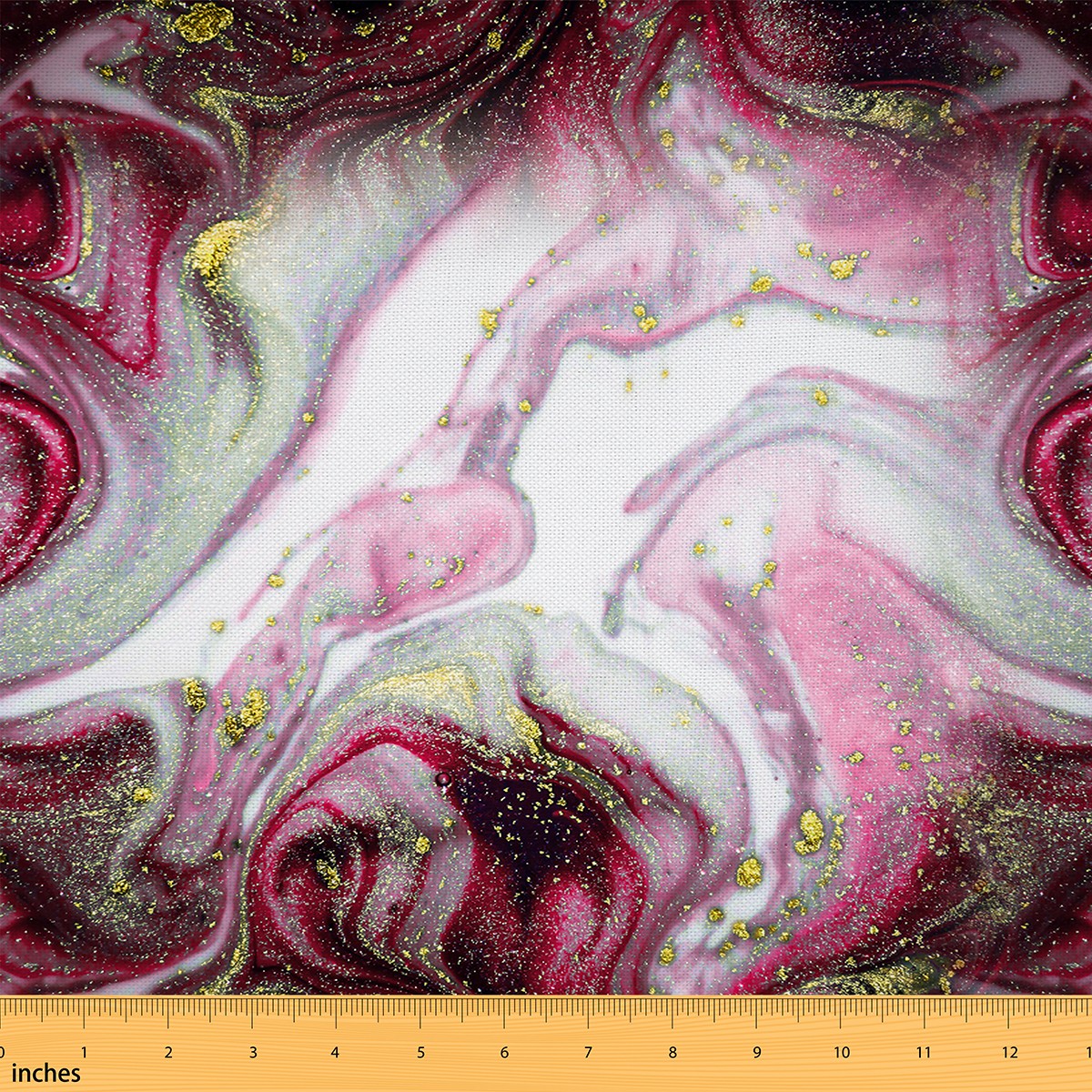 Marble Fabric by The Yard,Abstract Marble Texture Decorative Fabric for ...