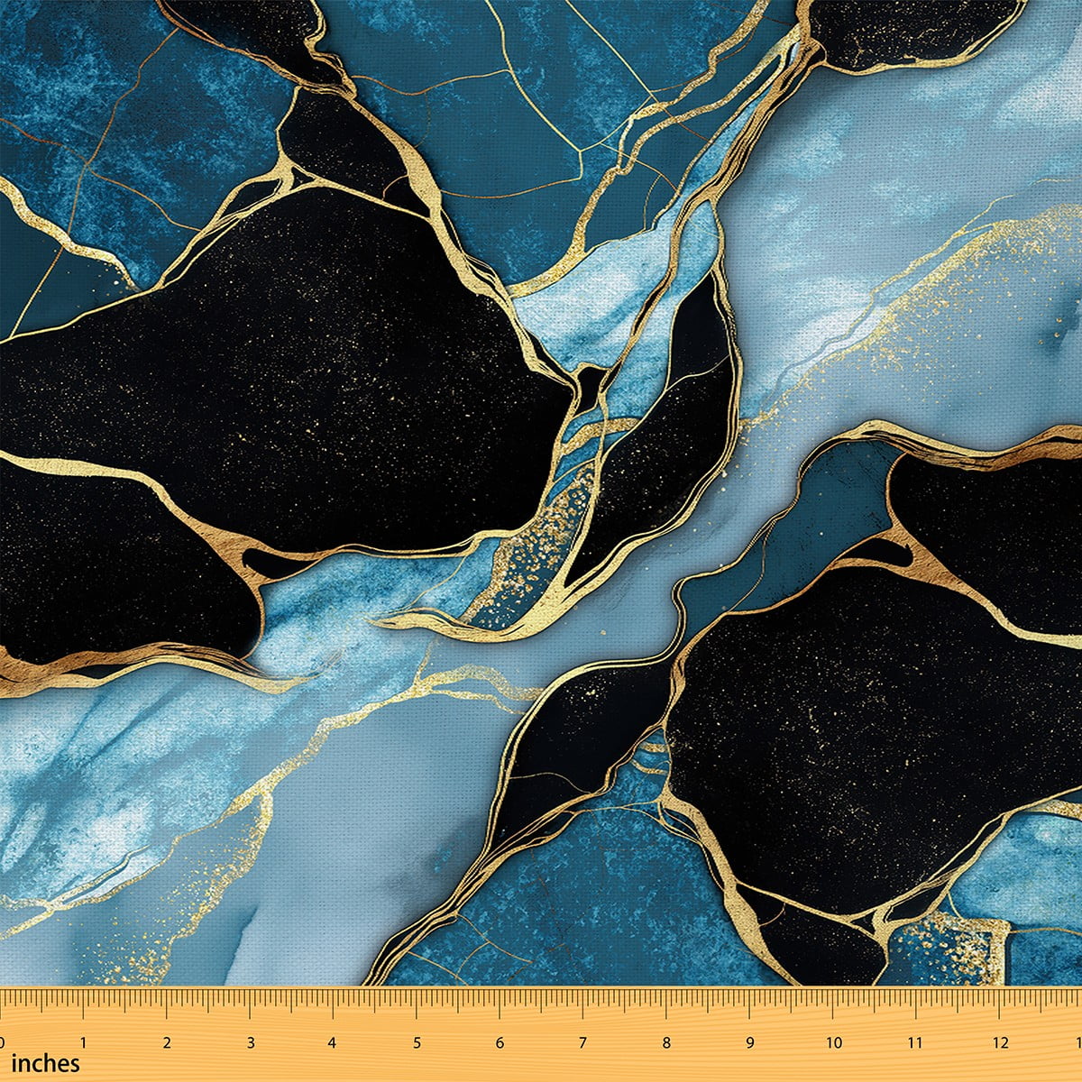 Marble Pattern Fabric By The Yard,Marbling Texture DIY Upholstery ...