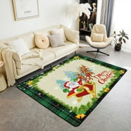LongLiYi Christmas Round Rug 24 Inch,Christmas Area Rug Washable ...