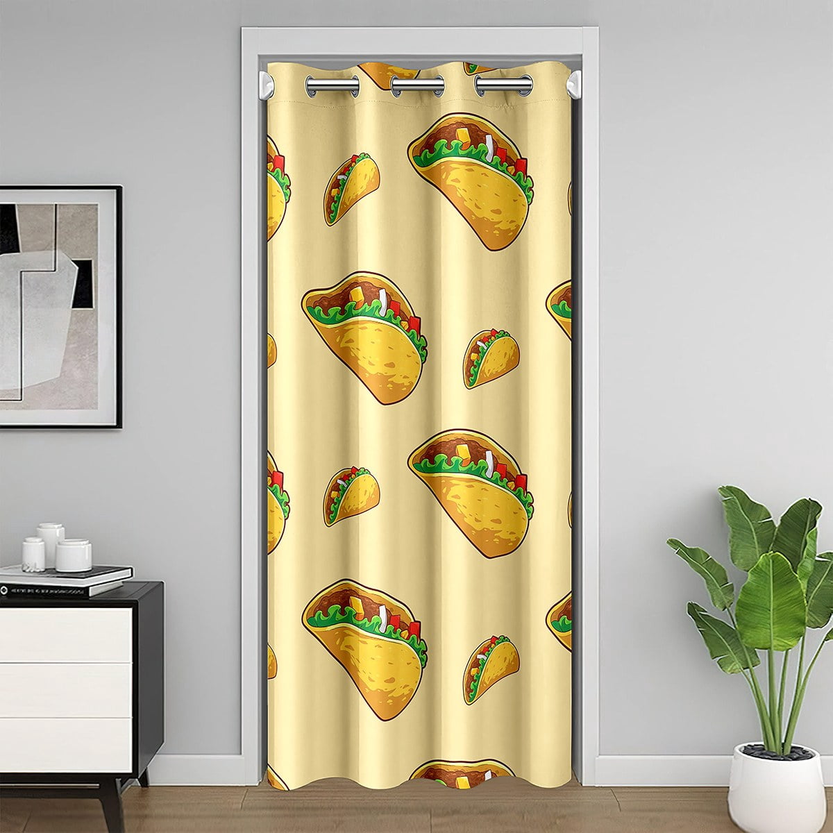 YST Mexican Corn Tortillas Door Curtain For Doorway Privacy,Fast Food ...