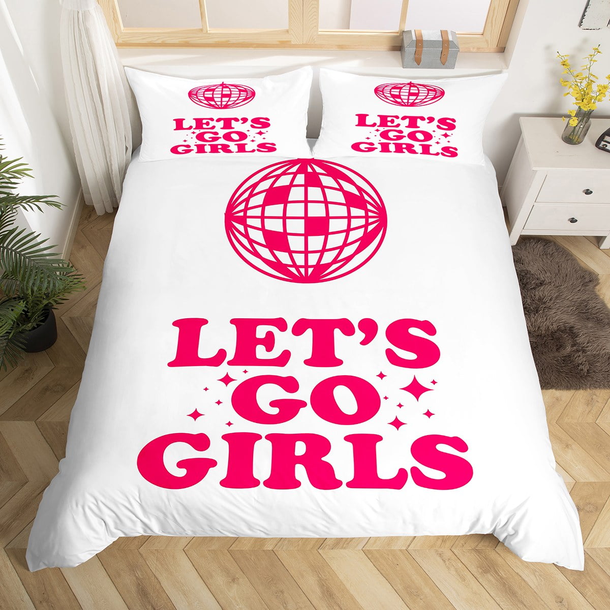 YST Modern Abstract Disco Ball Duvet Cover Howdy Preppy Decor Soft ...