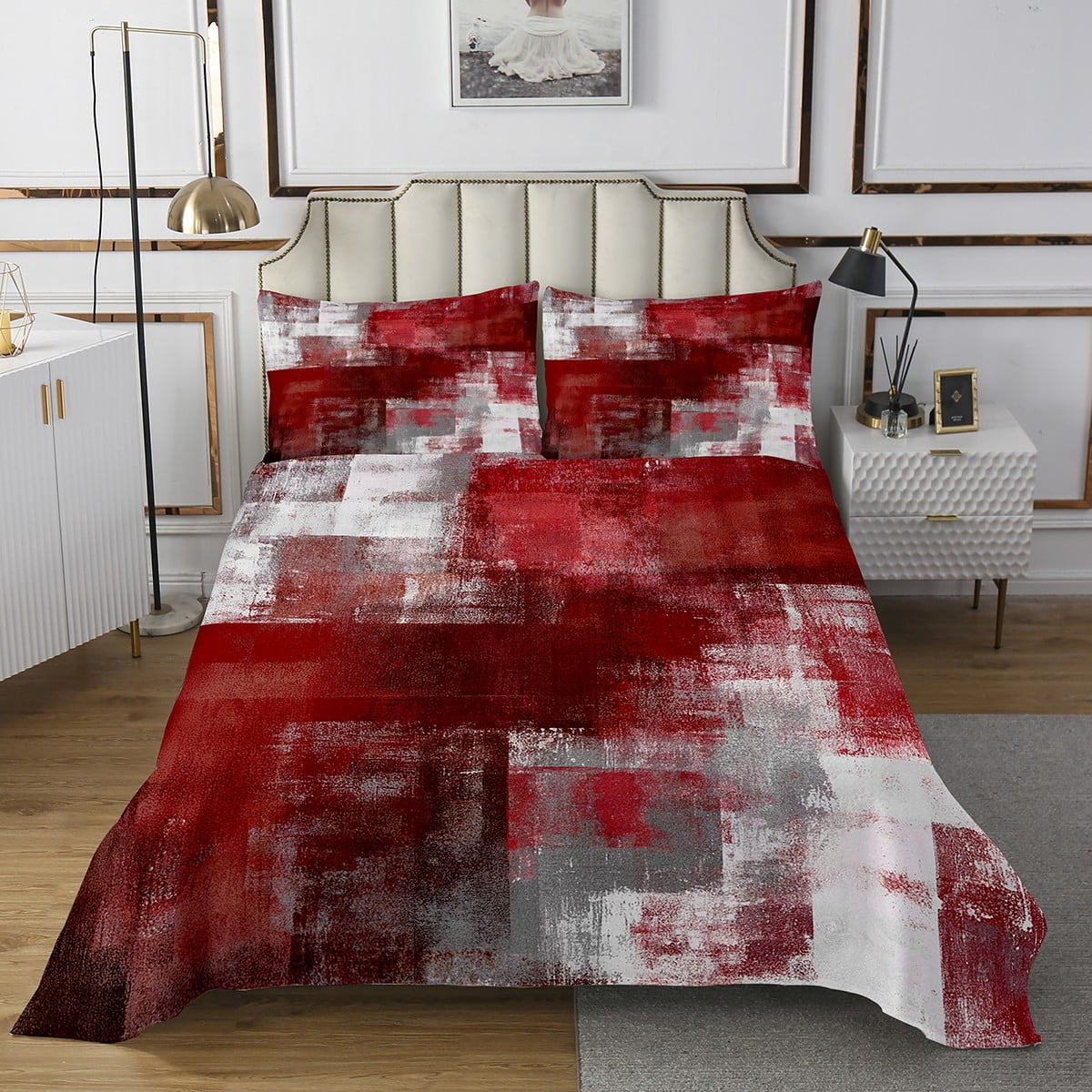 YST Modern Quilt Set Twin,Mid Century Ombre Coverlet Set for Kids Boys ...