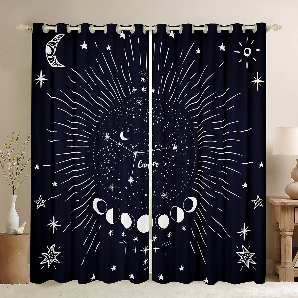 Erosebridal Mysterious Constellation Curtains & Drapes Bling Glitter ...