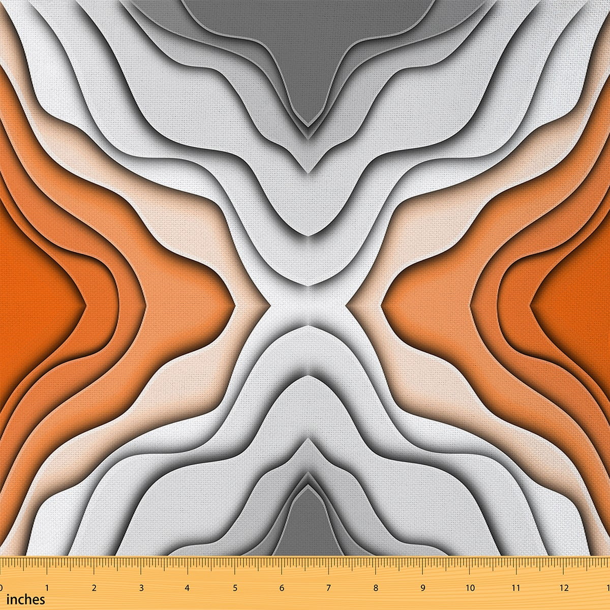 Erosebridal Ocean Wave Fabric By The Yard, Modern Abstract Upholstery ...