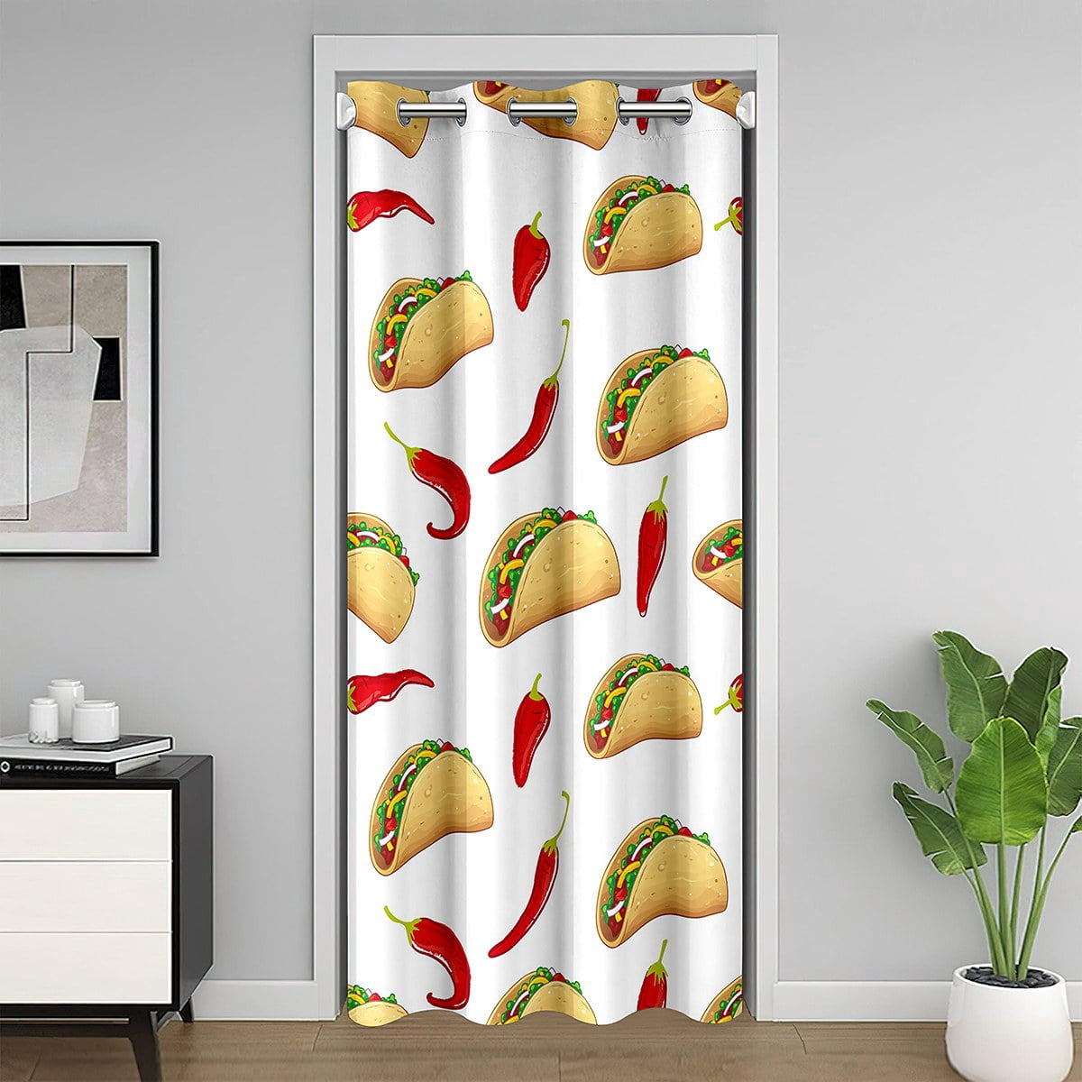 YST Pancake Door Curtain For Doorway Privacy for Adult,Mexican Corn ...