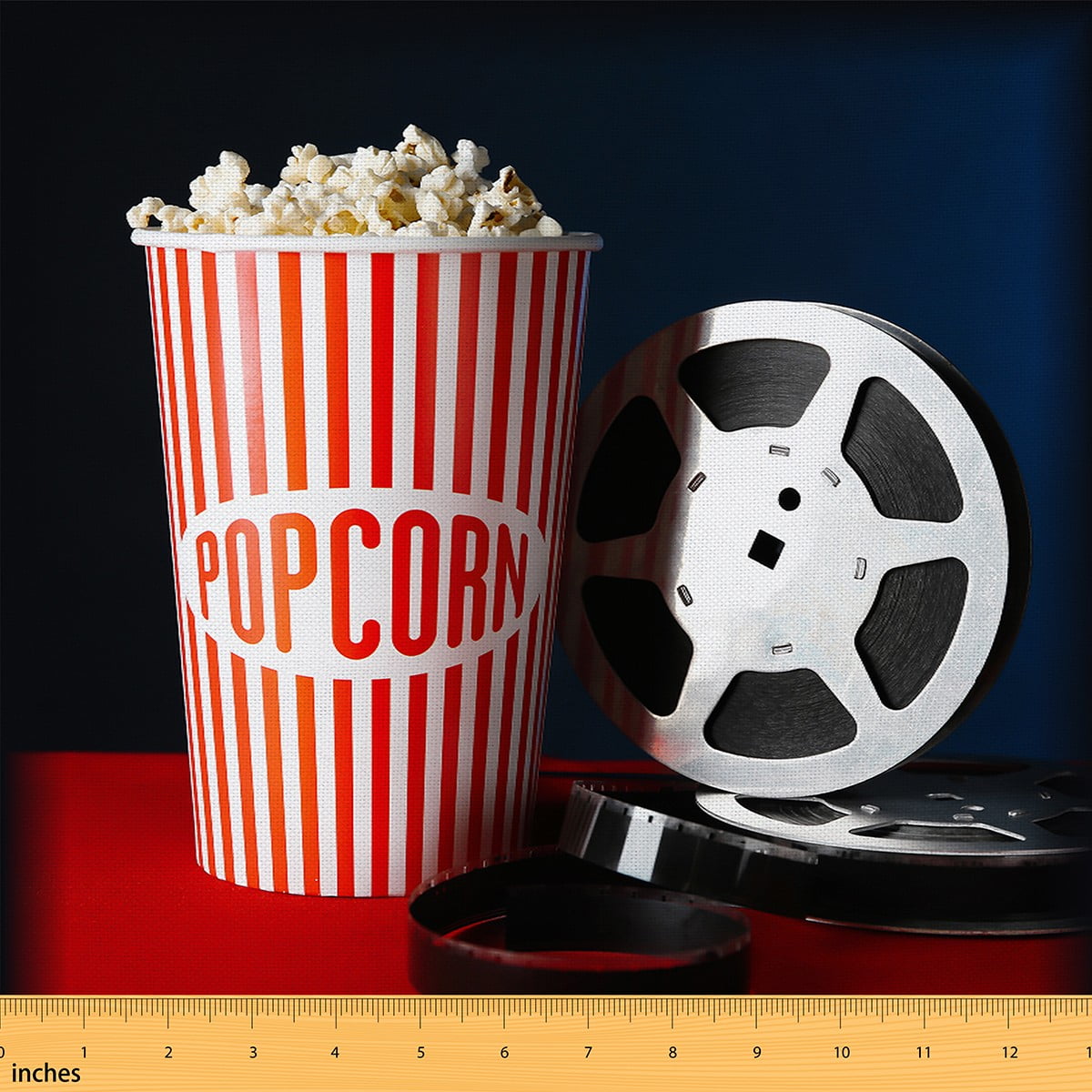 YST Popcorn Fabric by The Yard for Kids Boys Girls,Retro Movie ...