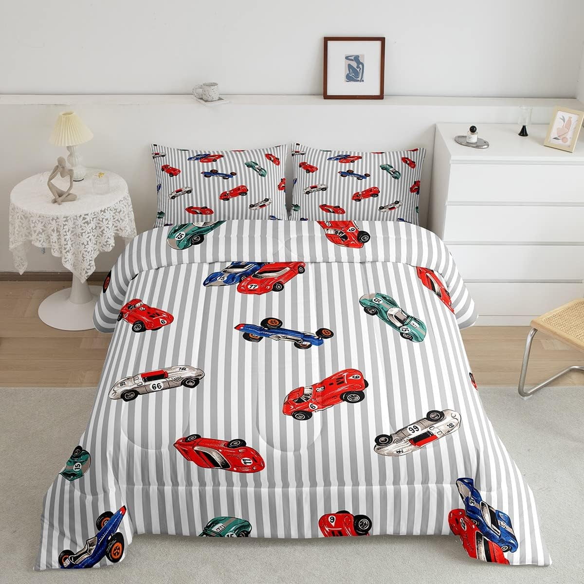 Race Car Comforter Set Speed Sports Car Bedding Set Racing Car ...