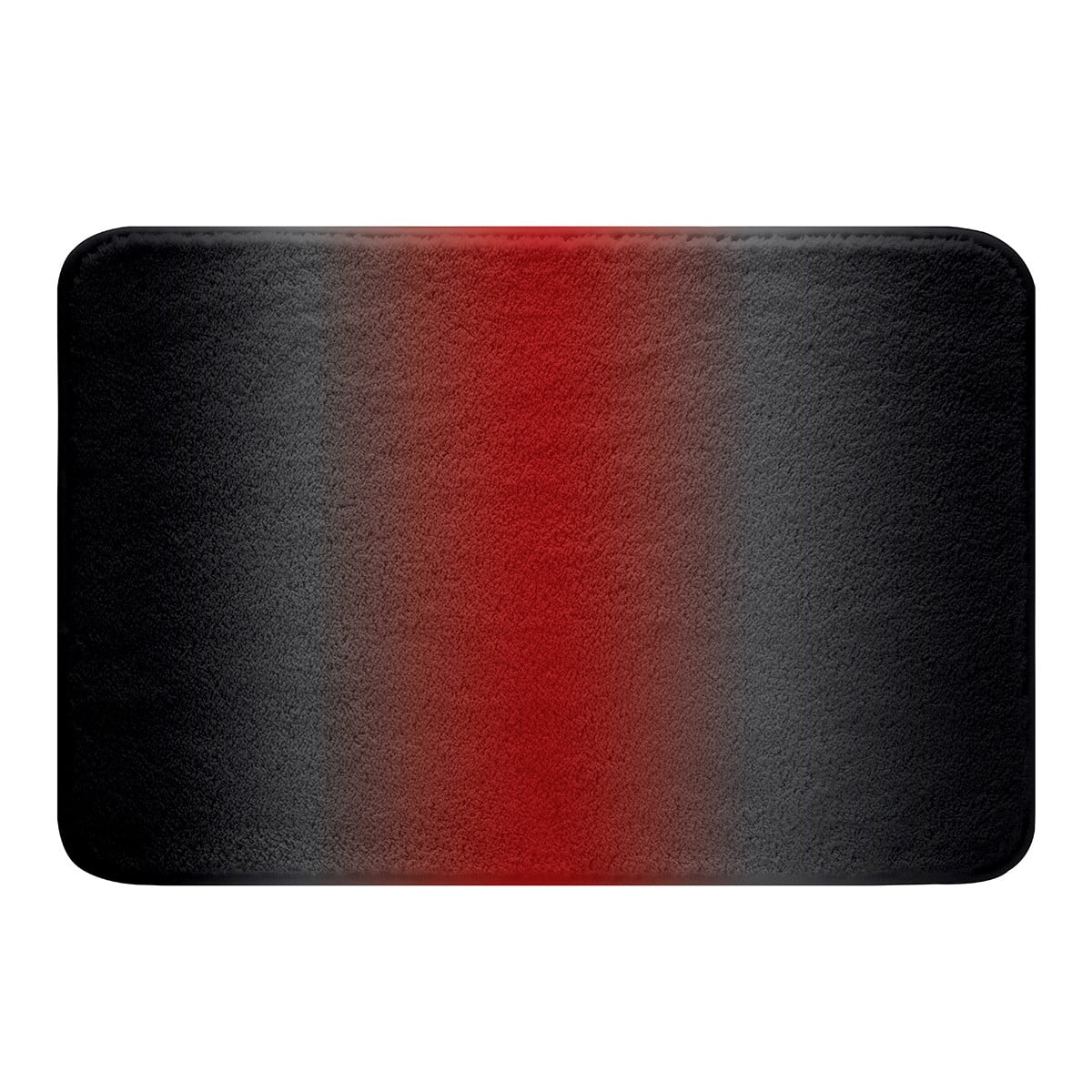 Erosebridal Red Black and Grey Bathroom Rugs Kids,Rainbow Ombre Bath ...