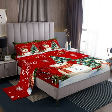 Great Bay Home Christmas Flannel Sheet Set - 100% Turkish Cotton ...