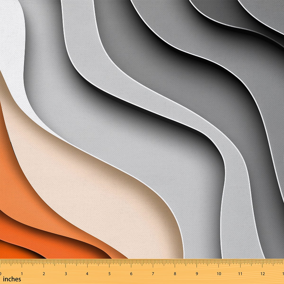 YST Ripples Fabric By The Yard, Ombre Splicing Texture DIY Upholstery ...