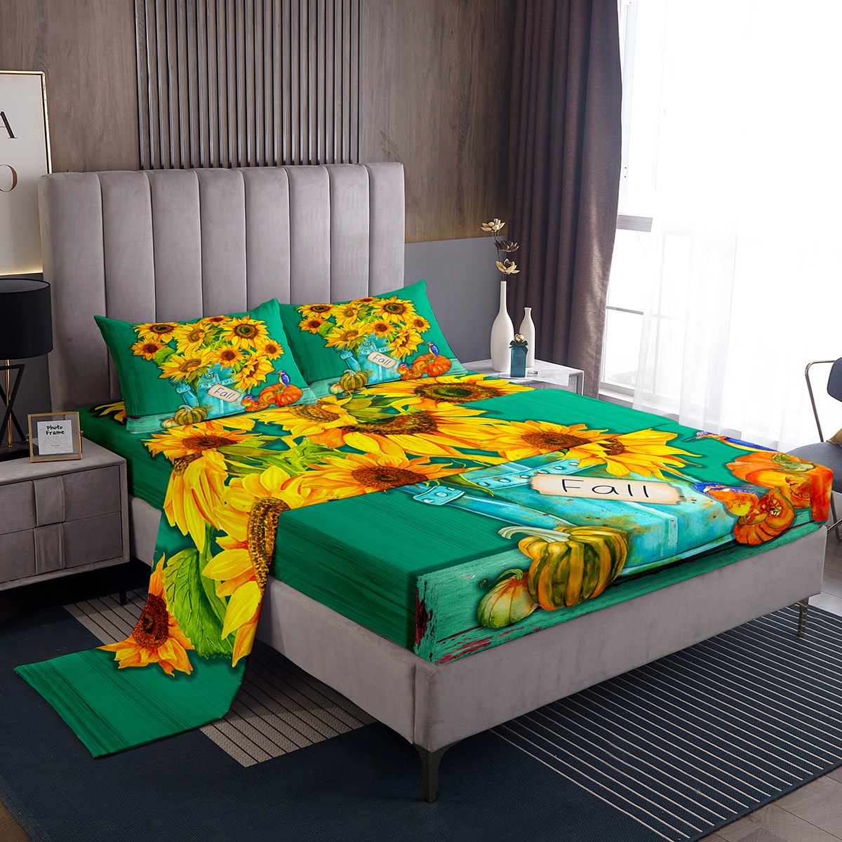 YST Sunflowers Sheet Set Sunflower Gifts for Women Bed Sheets Set ...