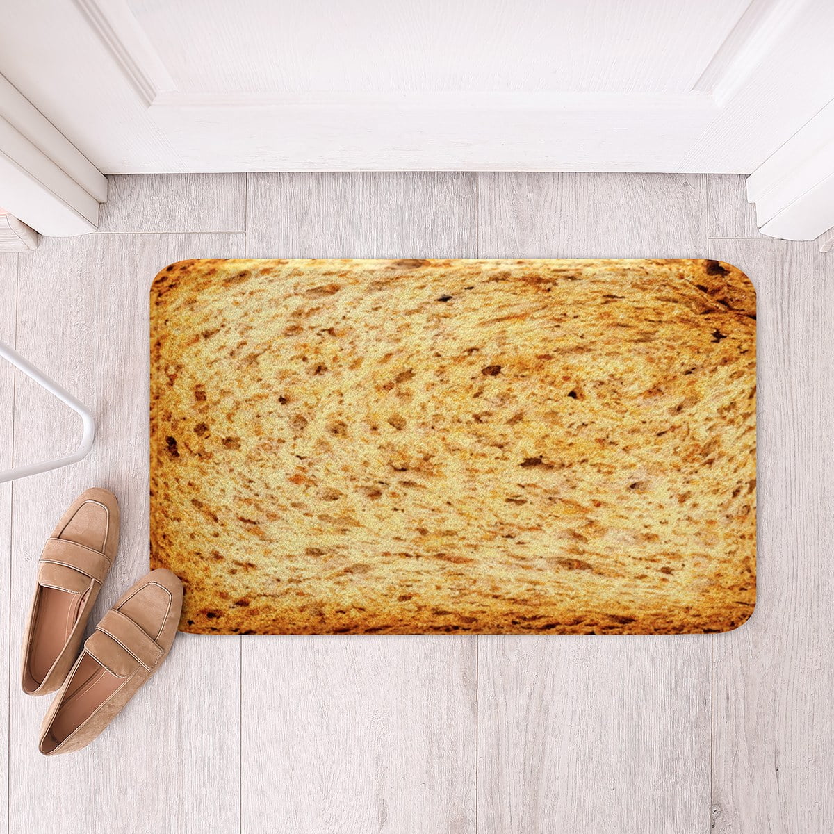Erosebridal Toast Bathroom Rugs for Adults Kids,Realistic Food Themed ...