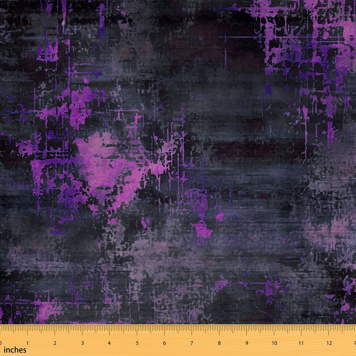 YST Violet Purple Abstract Fabric by the Yard,Bohemian Exotic ...