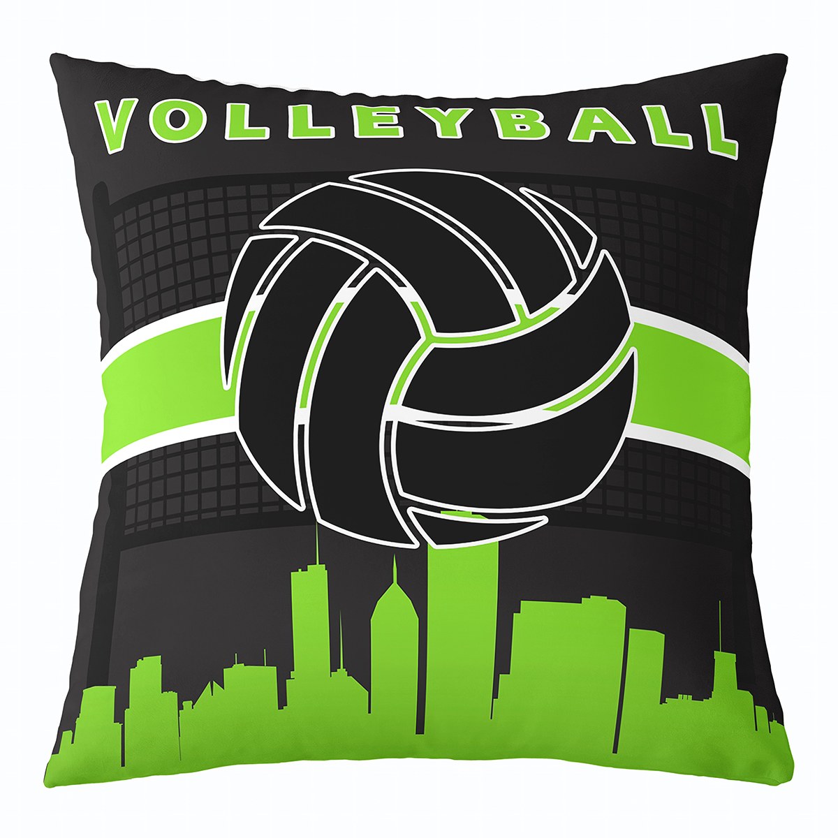 Volleyball Pillow Cover Volleyball Gaming Throw Pillow Cover Volleyball Cushion Cover Volleyball ...