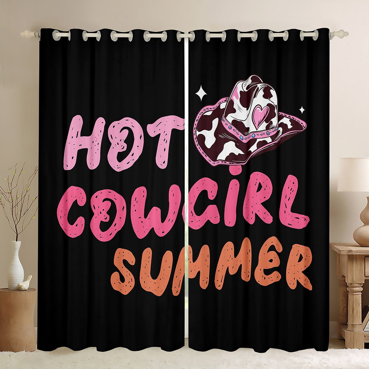 Erosebridal Western Curtains & Drapes Cowgirl Summer Design 30%-50% ...