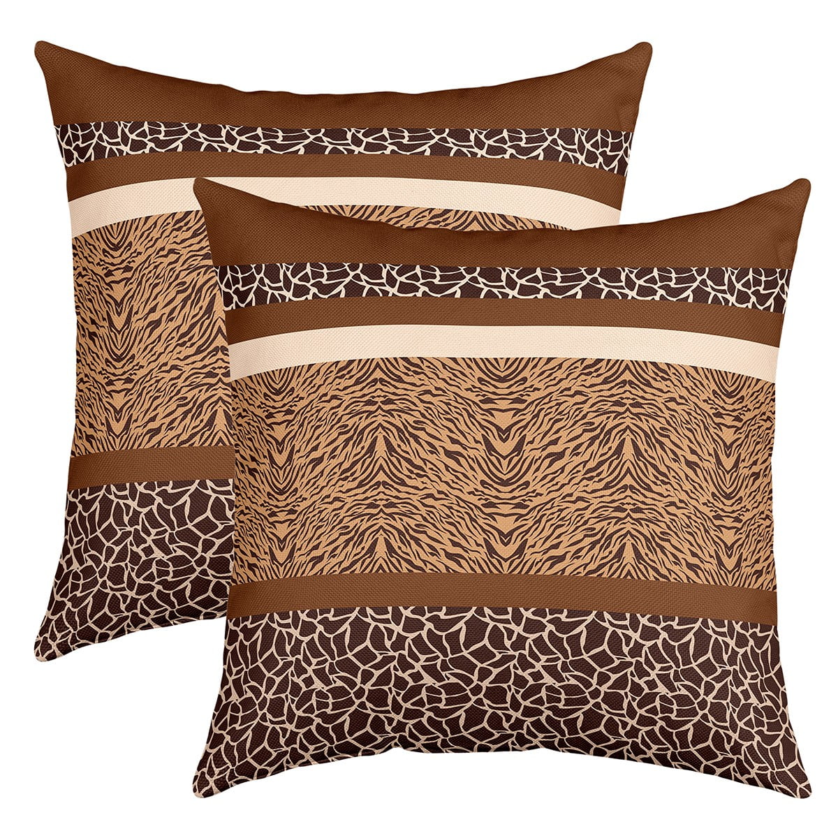 YST Western Cushion Covers,Wild Animals Skin Pillow Covers Wildlife ...