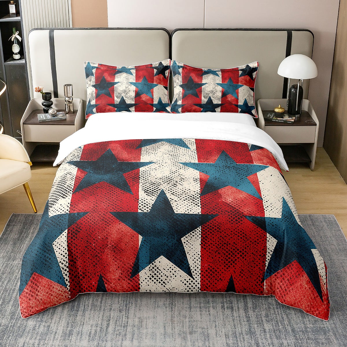 Erosebridal Western Texas Star 100% Natural Cotton Duvet Cover for ...