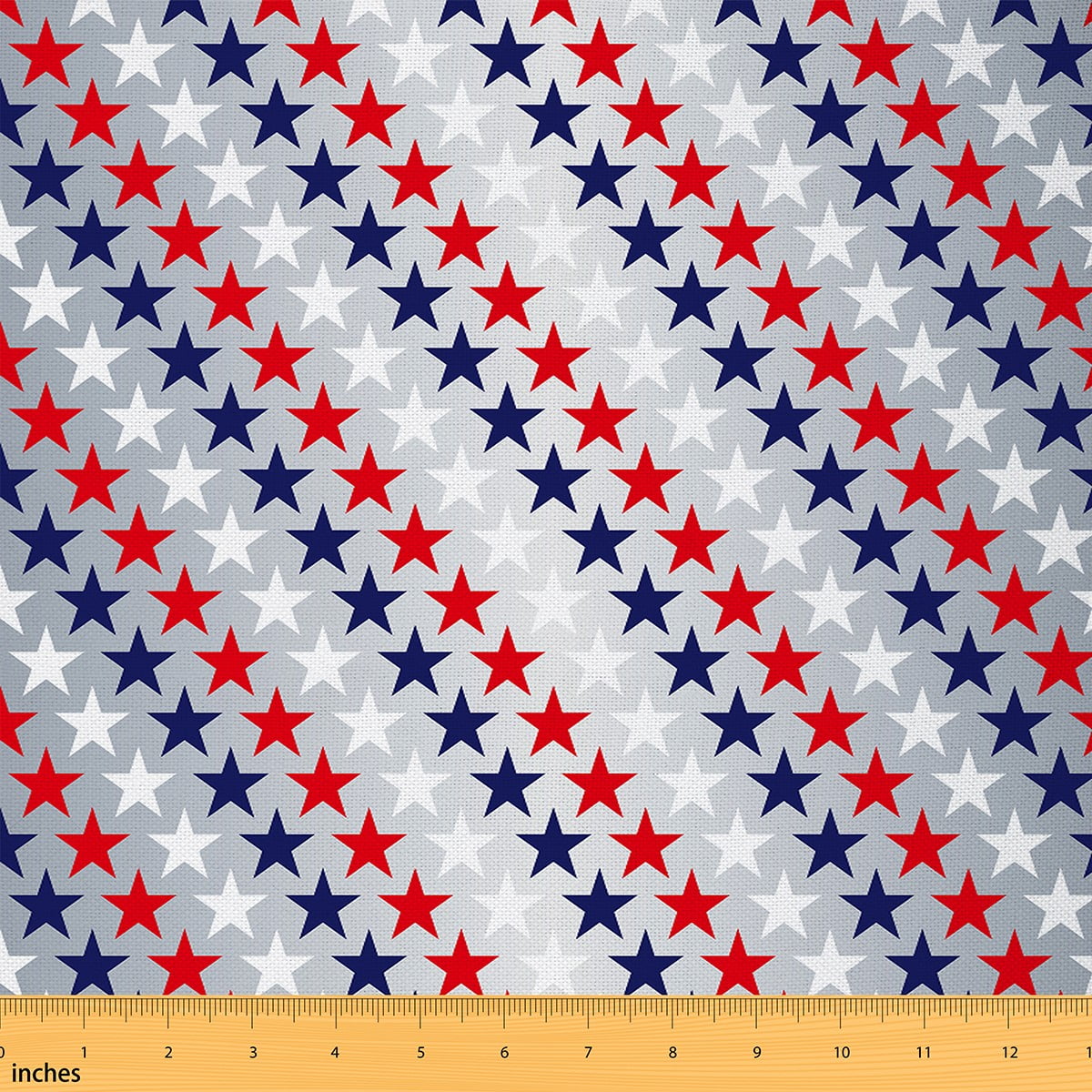 YST Western Texas Star Fabric by The Yard Cartoon US Flag Stars ...