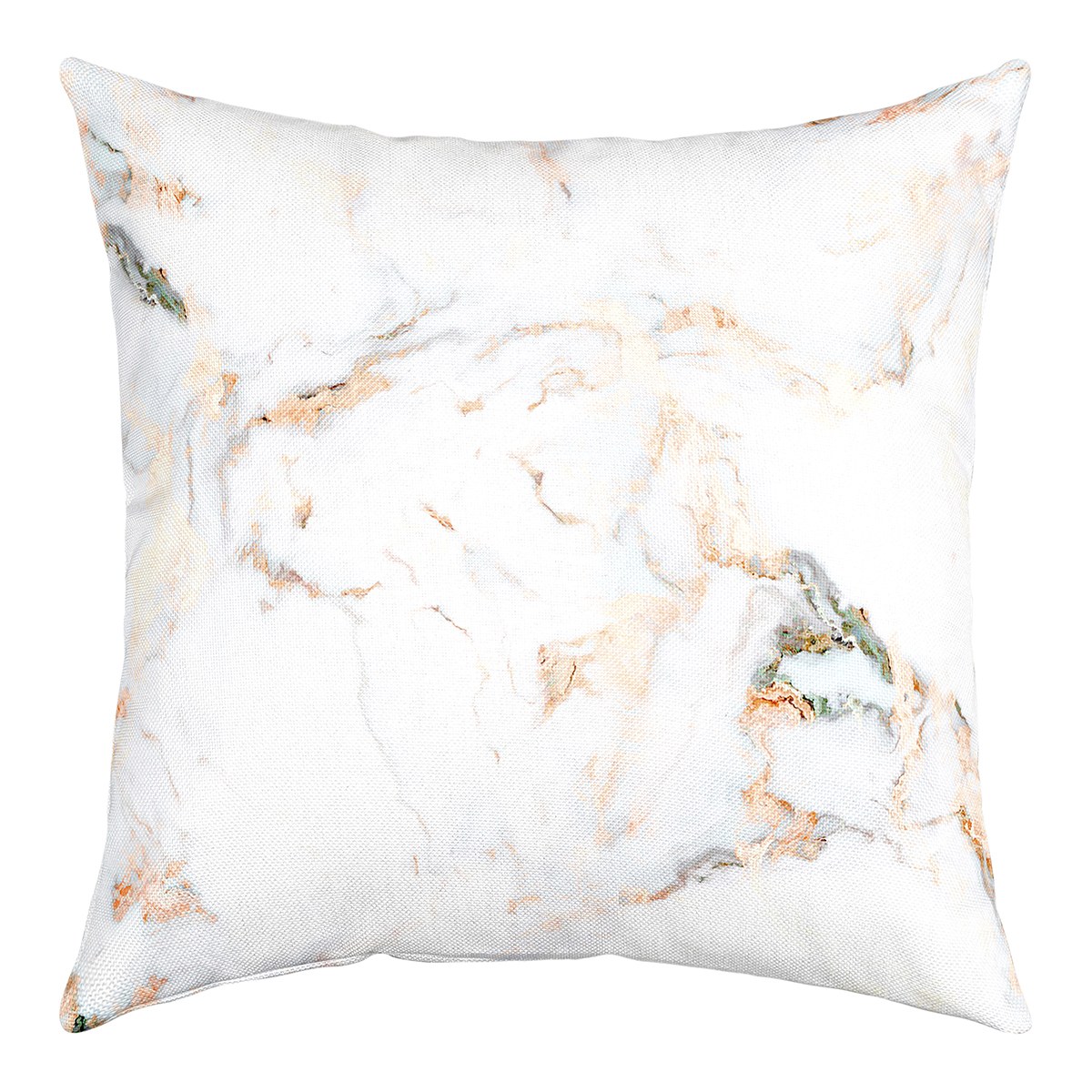 White Pink Gold Marble Texture 24x24 inch Pillow Cover,Marble Cushion ...