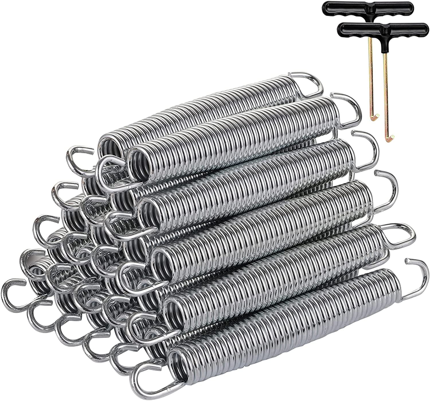 YSTDHL 20 Pack 7 Inch Trampoline Springs with 2 T-Hooks, Stainless ...