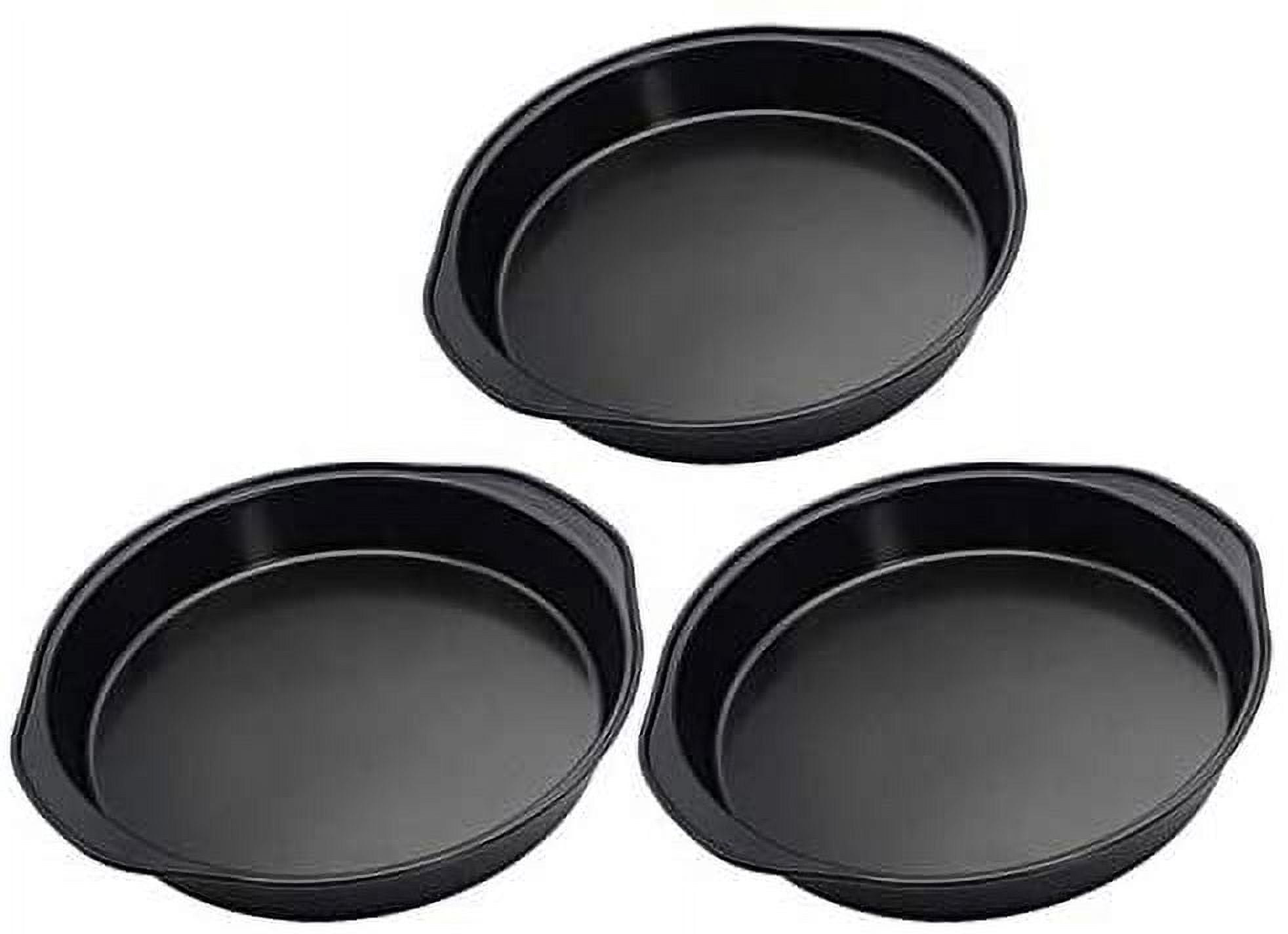 YSTDHL 3 Pack Round Cake Pan Set for Baking, 8 Inch Nonstick Circle ...