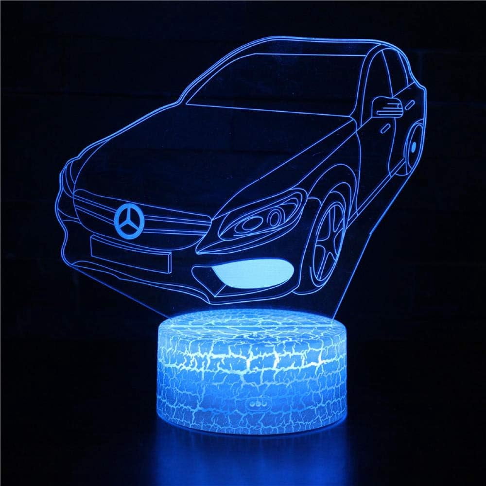 YSTIAN Tank Shape Retro 3D LED Bulb Motorcycle Table Night Light ...
