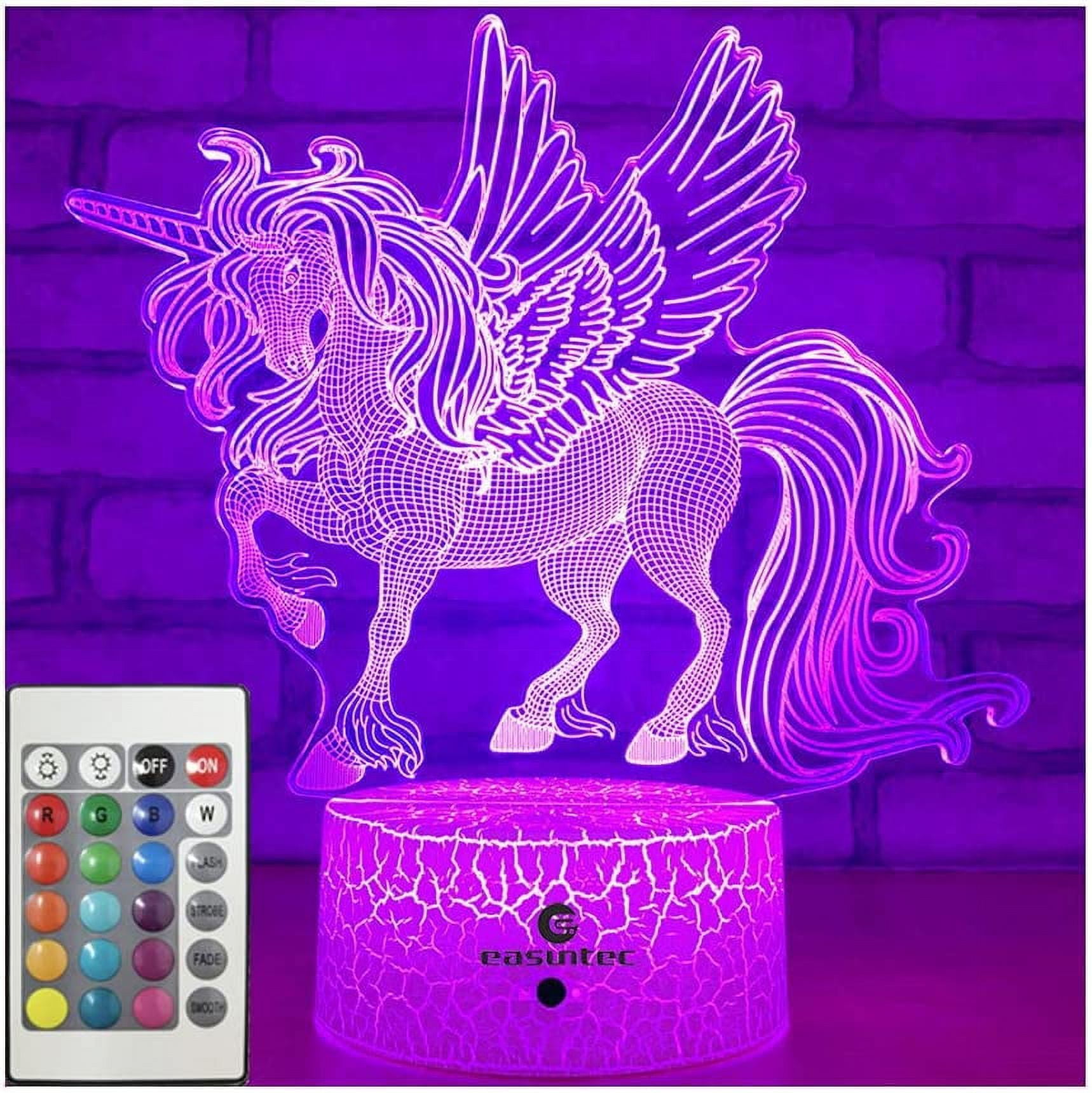 YSTIAN Unicorn Gifts Night Lights for Kids with Remote & Smart Touch 7 ...