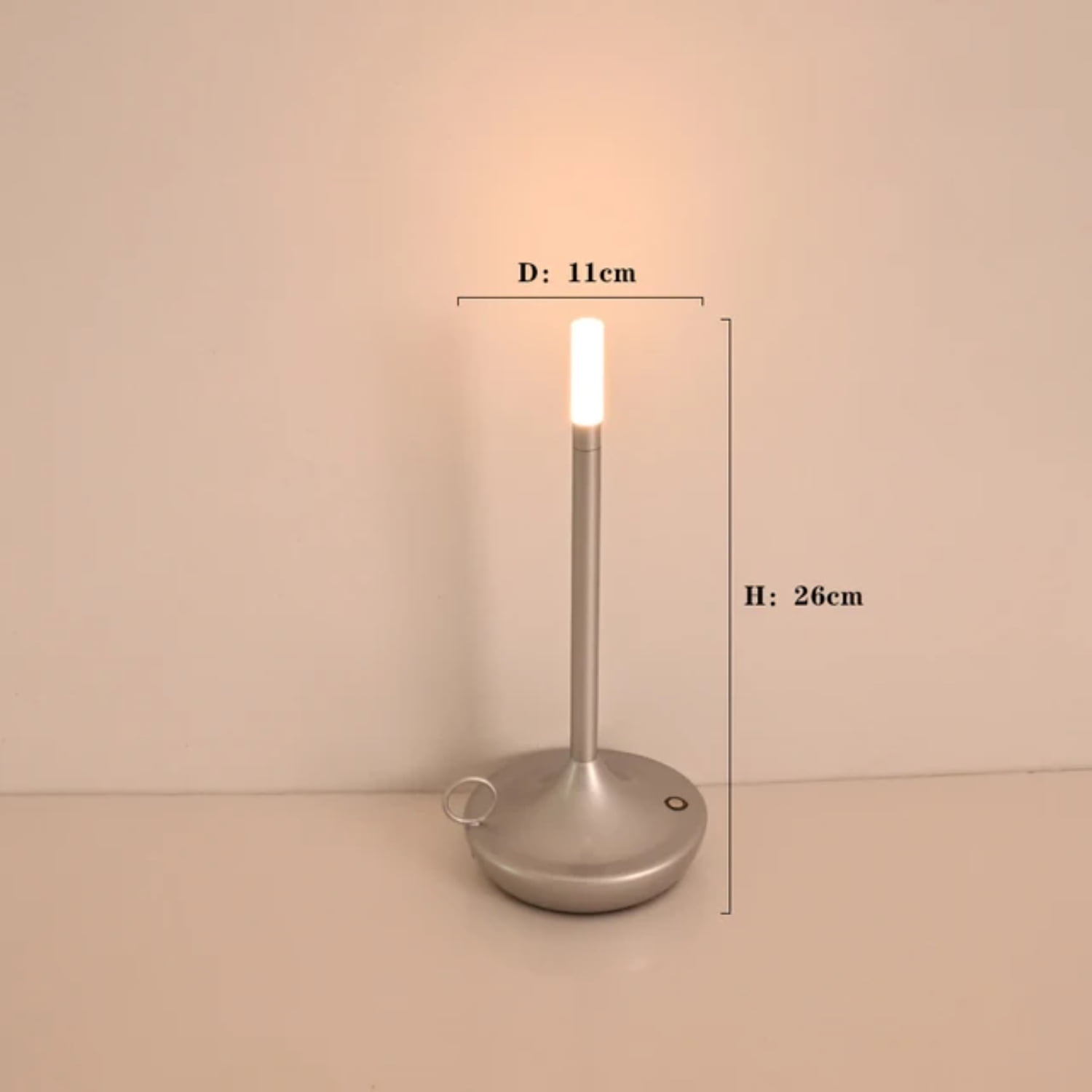 YSZ01 Table Lamp Bedroom Rechargeable Touch Lamp Camping Candle ...