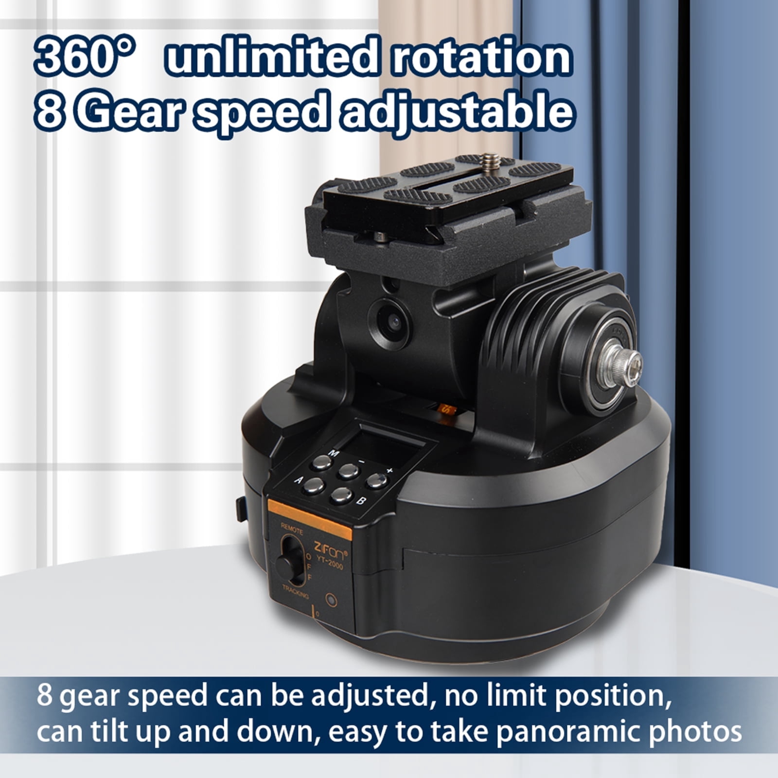 YT-1500 Camera Electric Cloud Platform Mobile Live Rotating Panoramic ...