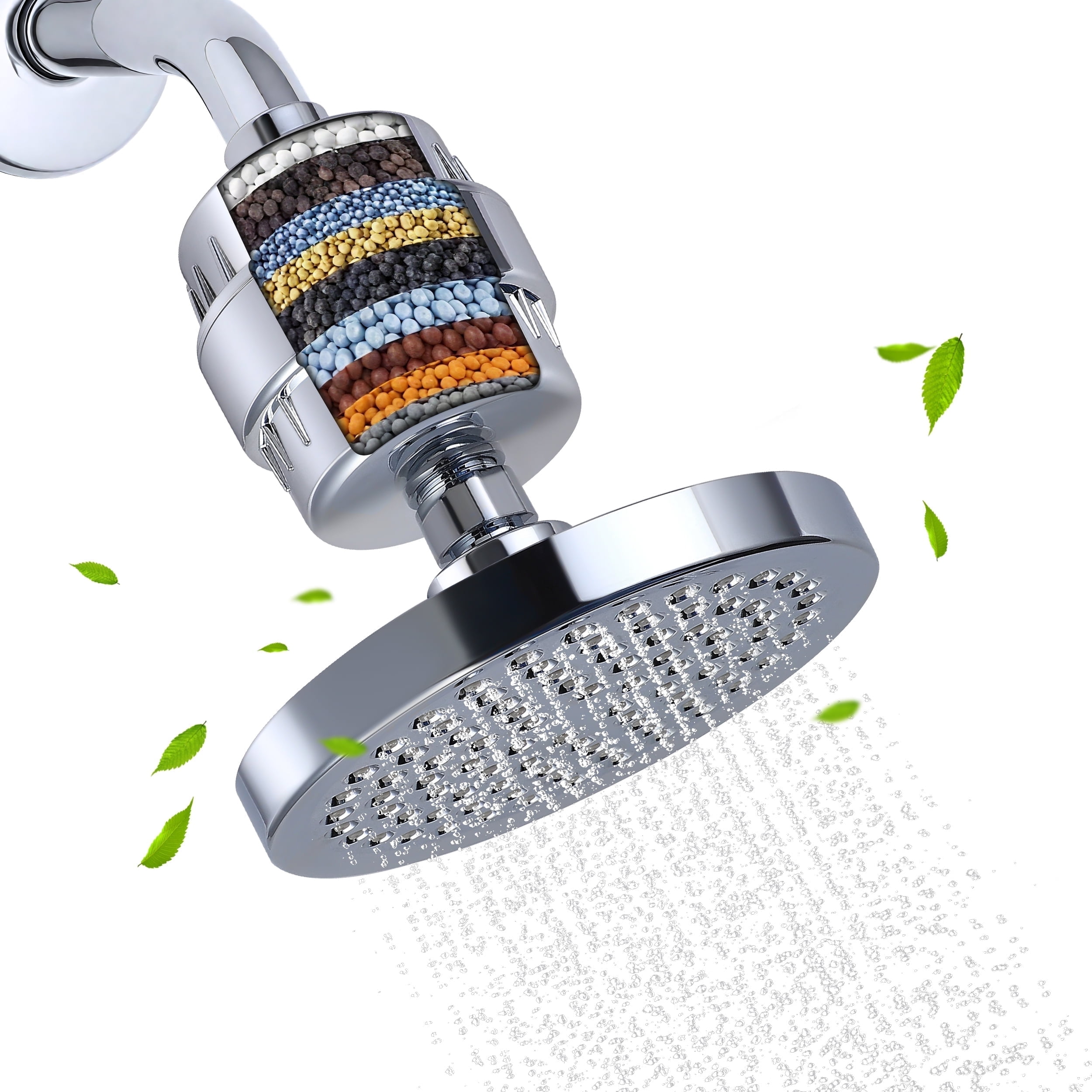 YTAKY Shower Filter, 20 Stage, Shower Head Filter, 6 Inch, For Hard ...