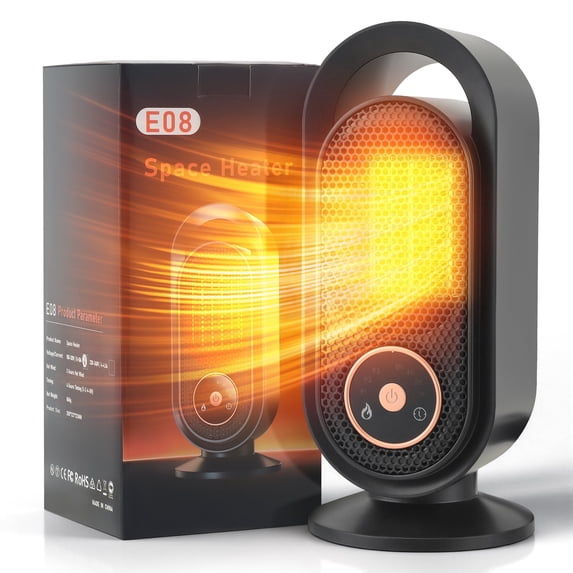 YTAKY Space Heater, 1500W Portable Heaters for Inside, Electric Heater ...