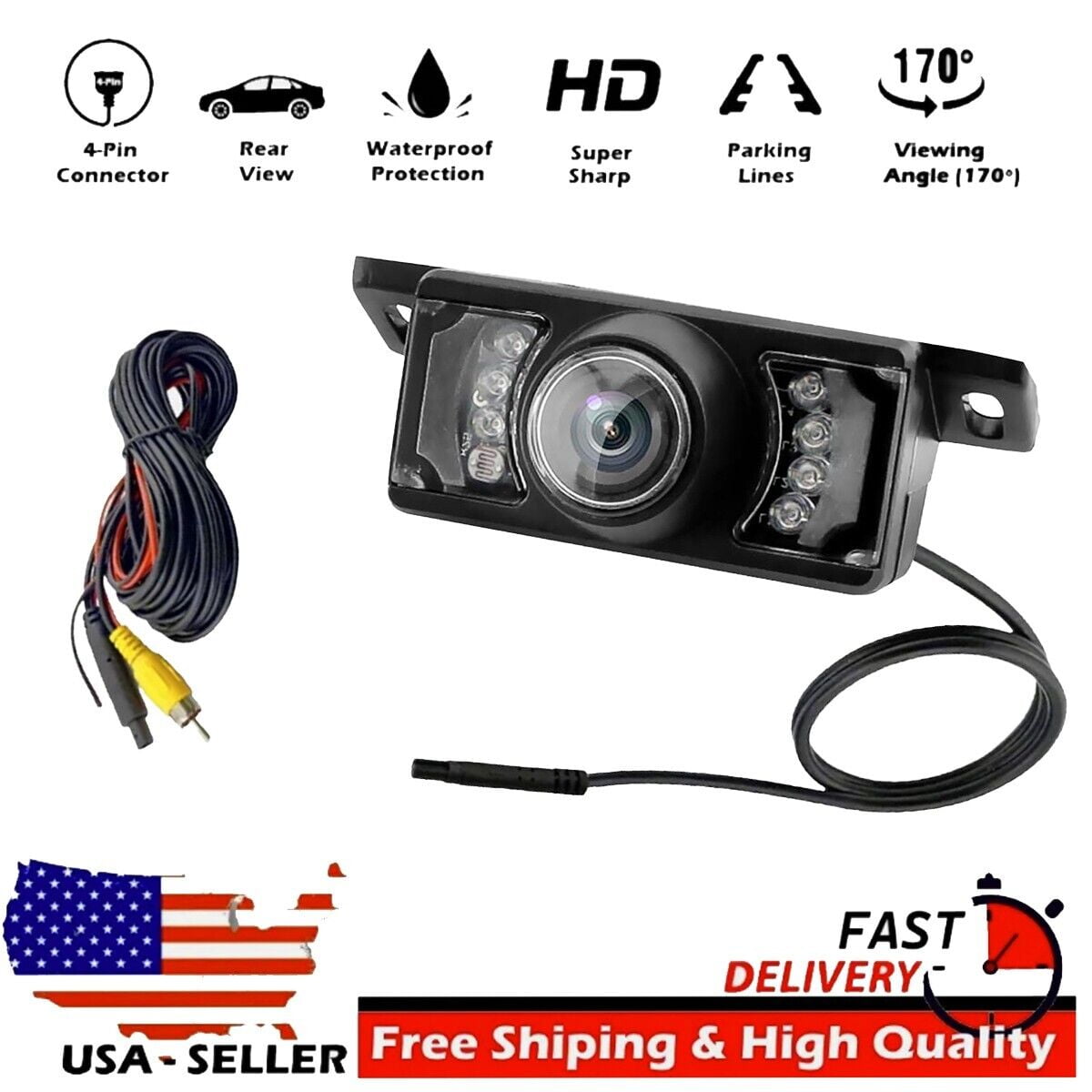 YTBW Rearview Mount Universal Backup Camera For Sony Xav-Ax5600 ...