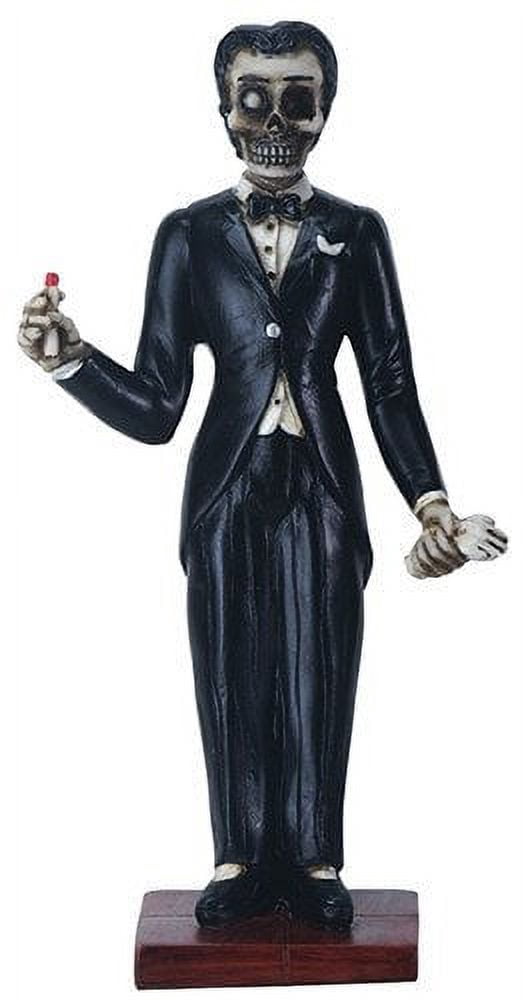 YTC 6 Inch Day of The Dead - El Catrin Figurine in Tuxedo Holding Glove ...