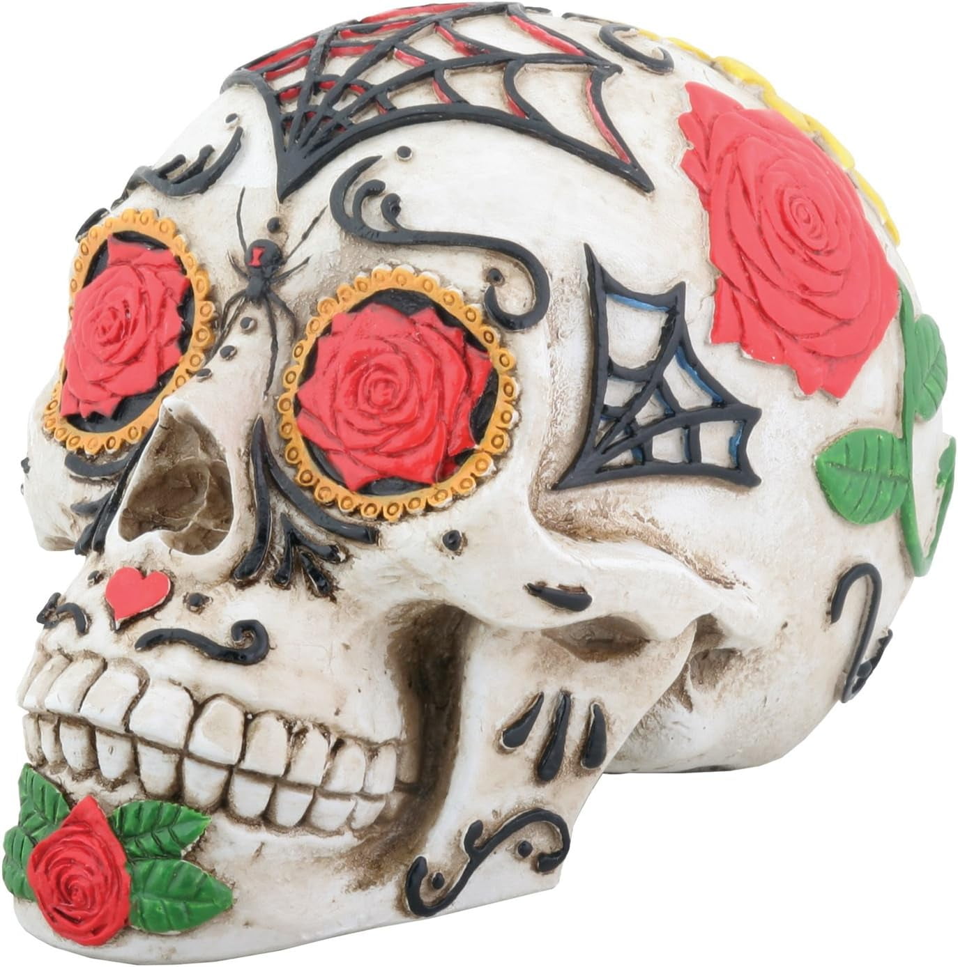 YTC Day of The Dead DOD Tattoo Sugar Skull Head Display Decoration ...