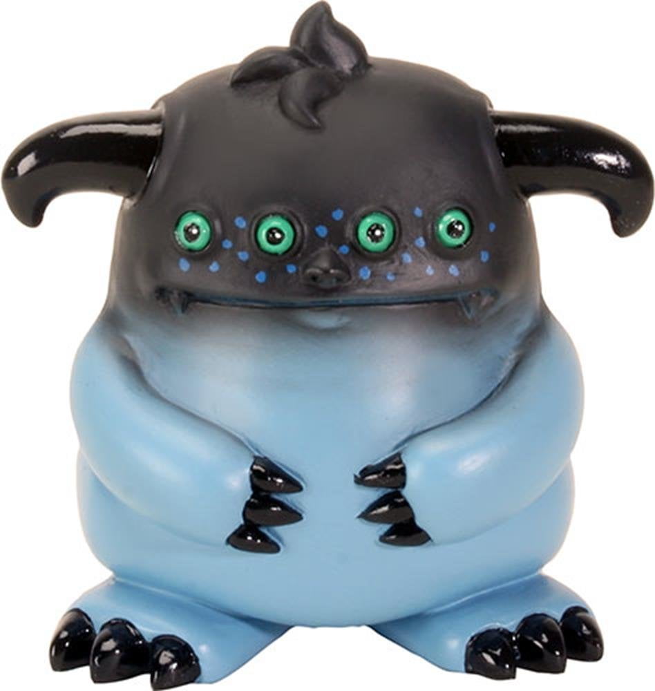 YTC Oni The Black and Blue Four Green Eyed Black Two Horned Creature ...