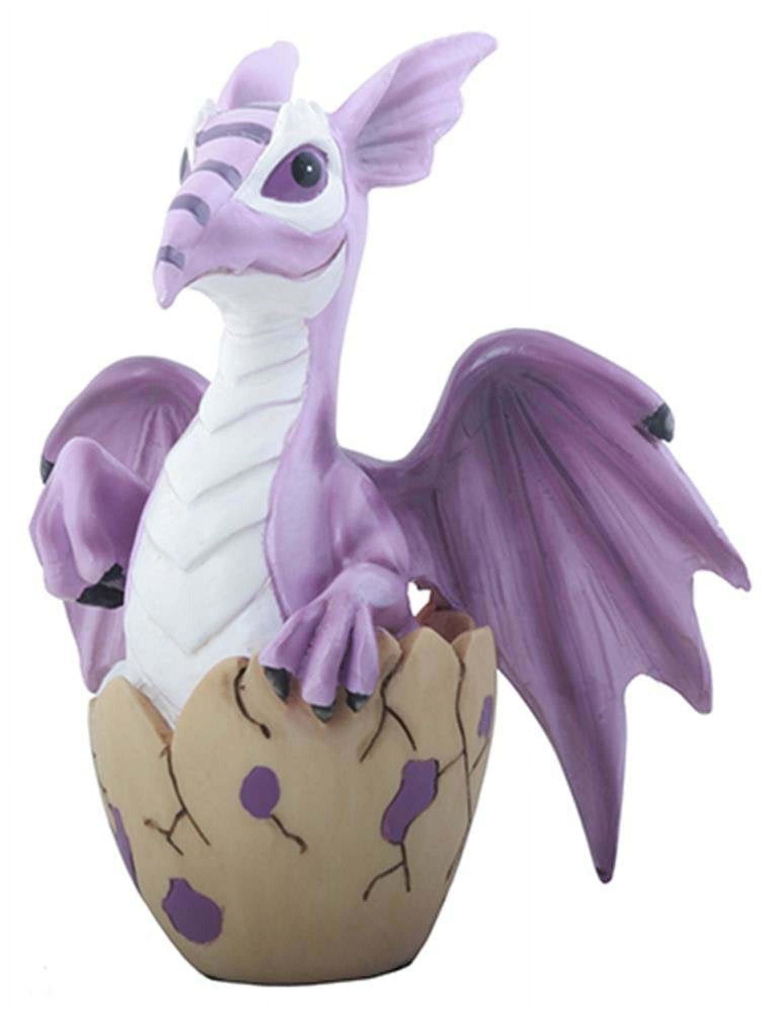 YTC Summit Purple Baby Dragon with Black Striped Nose in Cracked ...