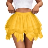 YTCAMLO Tiered Layered Women's Tulle Skirts Fashion Puffy Mini Skirts ...