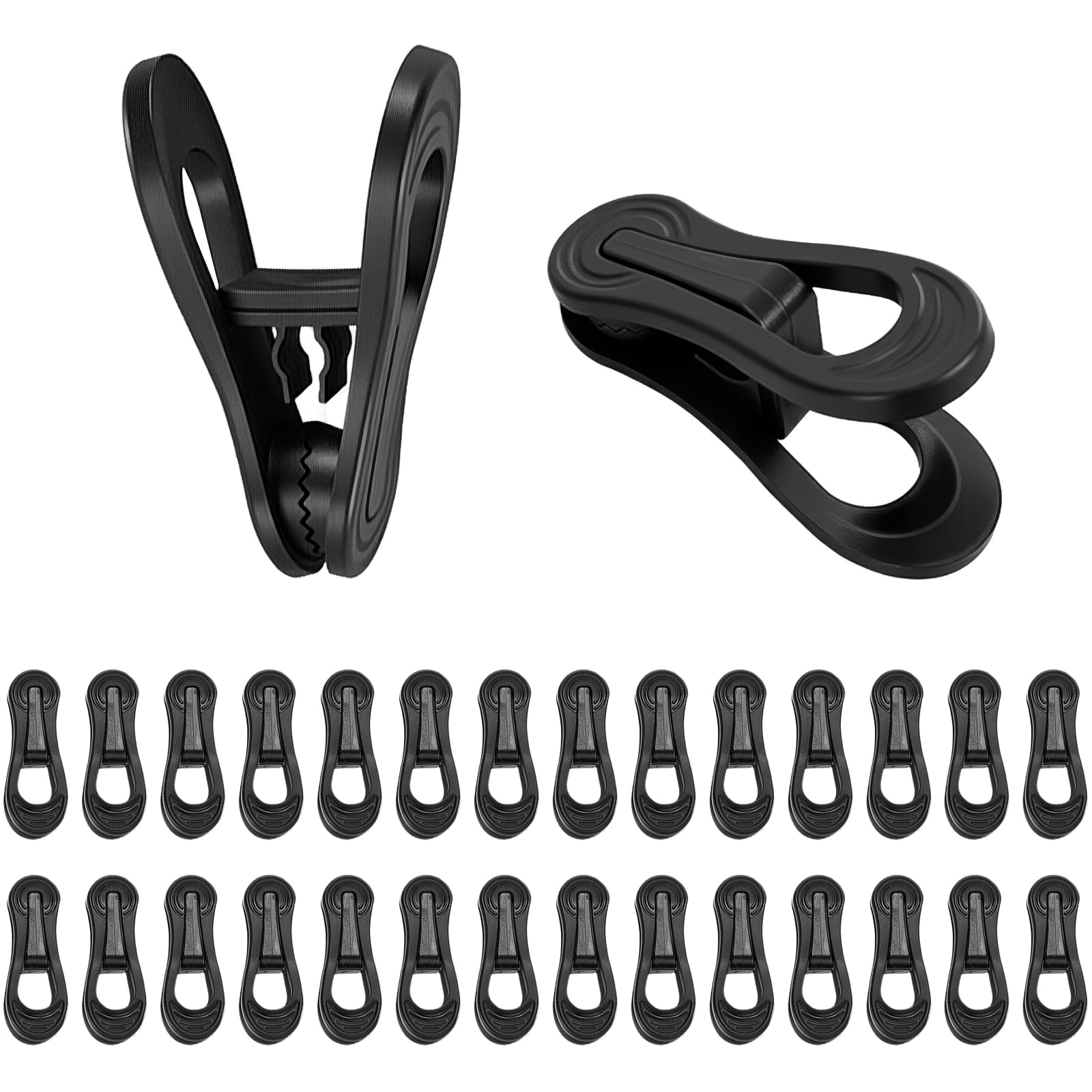 YTCYKJ 30PCS Hanger Clips , Multi-Purpose Hanger Clips for Hangers ...