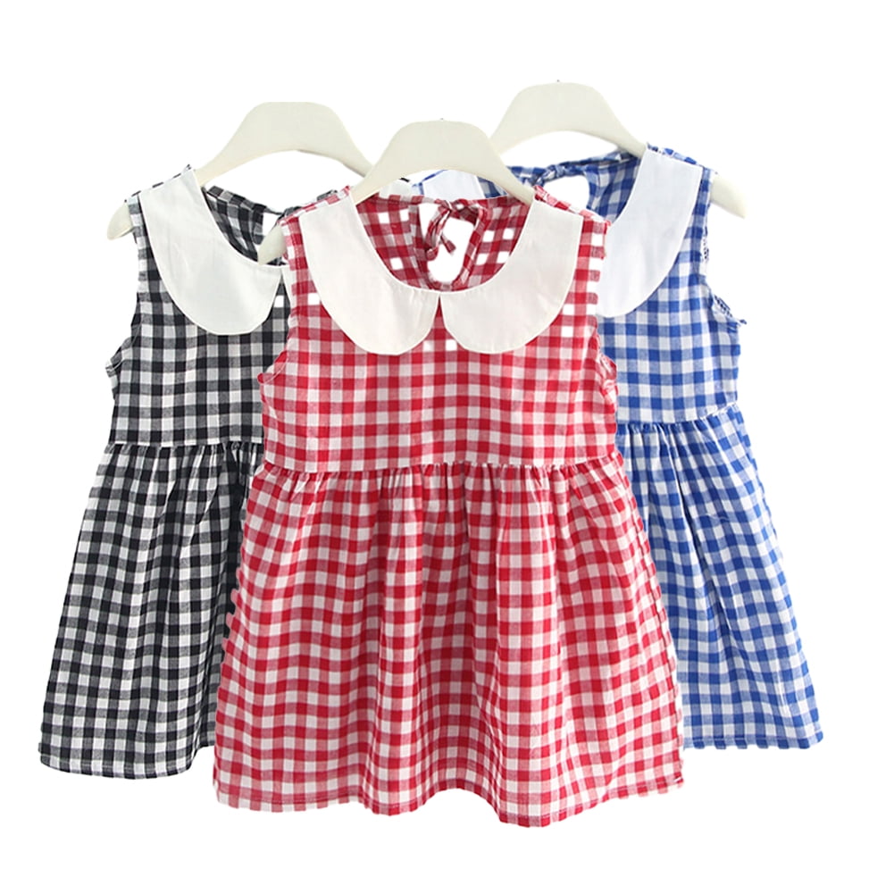 YTDSCS 1-6 Years Girls Vest Dress for Toddler Kids Sleeveless Princess ...