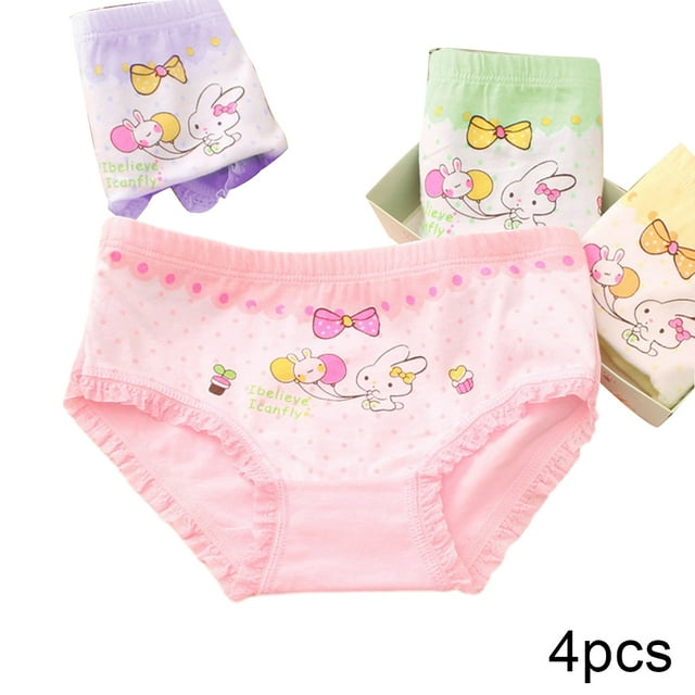 YTDSCS 2-12T Little Girls Cotton Underwear Briefs Shorts for Toddler ...