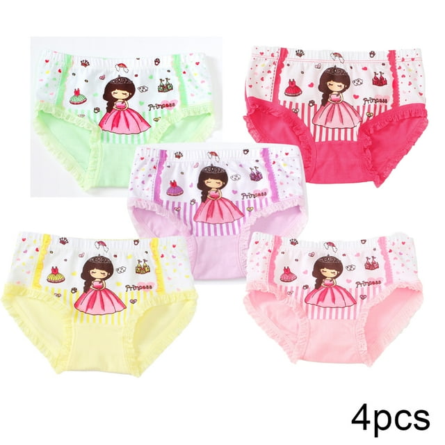 YTDSCS 2-12T Little Girls Cotton Underwear Briefs Shorts for Toddler ...