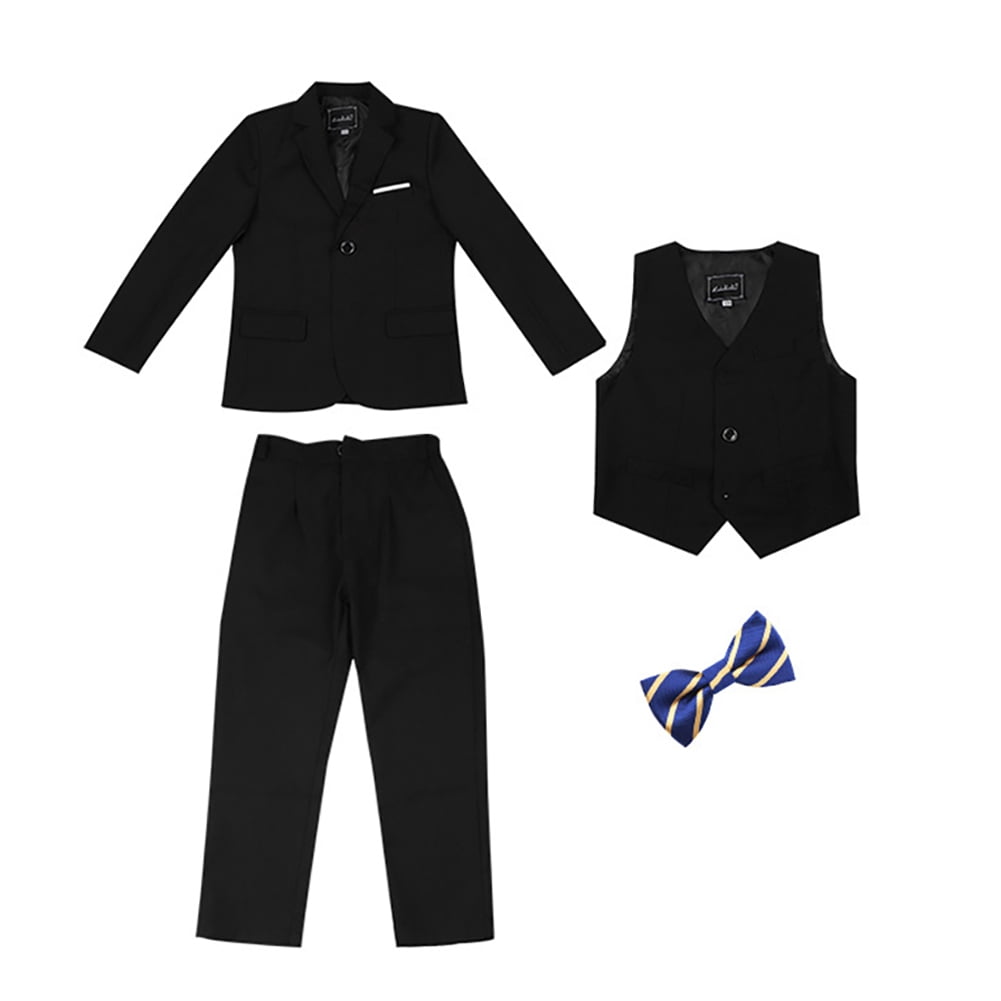 YTDSCS 5-16 Years Boys Gentleman Suits 4PCS Outfit for Toddler Kids ...