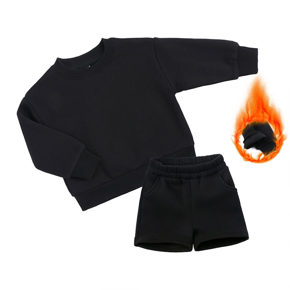 YTDSCS Baby Boys Girls Long Sleeve Warm Tracksuit Outfits 2PCS for 1-14 Years Teen Kids,Fall ...