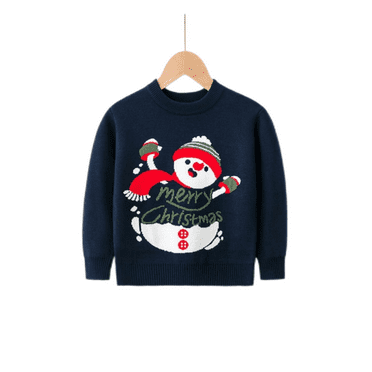 HILEELANG Toddler Boy Girl Christmas Sweater Knite Pullover Xmas Red ...